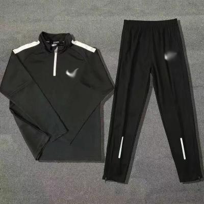 China Cuasul Womens 2 Piece Outfits Sweatsuit Half Zip Pullover Sweatshirt Joggers Pants Tracksuit Set Plus Size for sale