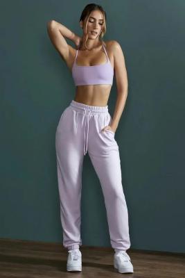 China Fall Winter Womens Jogger Gym Clothes Yoga Apparel 2 Piece Matching Womens Tracksuits Fitness Workout Sets for sale
