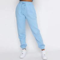 China Custom Logo Winter High Quality Casual Wool Sweatpants and Hoodie 2 Piece Sets Fitness Solid Color Cotton Fleece Women Tracksuit for sale