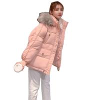 China Wholesale Customize Thick Trendy Puffer Women&prime;s Down Coat Winter Solid Long Sleeve Zipper Down Coat for Women for sale