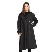 China Customized Autumn Gabardina Ladies Overcoat Plus Size Long Sleeve Trench Coat for Women for sale