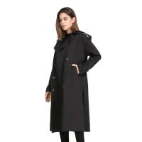 China Customized Autumn Gabardina Ladies Overcoat Plus Size Long Sleeve Trench Coat for Women for sale