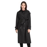 China Customized Autumn Gabardina Ladies Overcoat Plus Size Long Sleeve Trench Coat for Women for sale