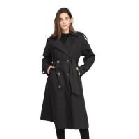 China Customized Autumn Gabardina Ladies Overcoat Plus Size Long Sleeve Trench Coat for Women for sale