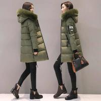 China Women Winter Cotton Coat Fur Collar Jackets Fashion Blazer Winter Padded Parka Clothes Bomber Jacket for Women for sale