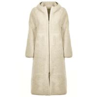 China Top Quality Real Leather Jacket Lightweight Comfortable Shearling Coat with Hood Handmade in Italy for Women&prime;s Fashion for sale