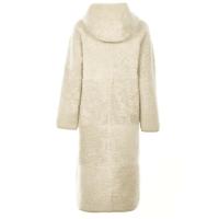 China Top Quality Real Leather Jacket Lightweight Comfortable Shearling Coat with Hood Handmade in Italy for Women&prime;s Fashion for sale