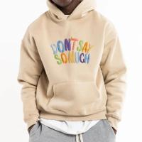China High Quality Heavy Weight Cotton Stringless Blank Hoodie Custom Men Streetwear OEM Logo Custom Hoodie for sale