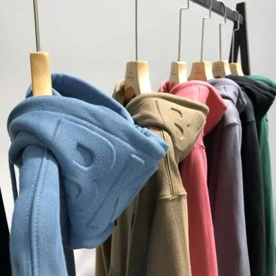 China Hot Sell Heavyweight Hoodie Jogger Custom Logo Embossing Hood Sweatshirt Hoodies for Men Custom for sale