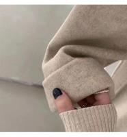 China Fall and Winter Woman&prime;s Coats Ladies Jackets Woolen Solid Turn Down Collar Long Coats for Woman for sale