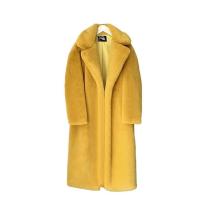 China 2023 Winter Women Coat Luxury Vegan Fur Coat Faux Mink Fur Women Long Faux Fur Coat for Ladies for sale