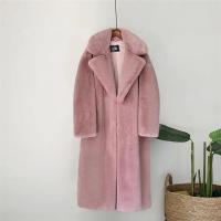 China 2023 Winter Women Coat Luxury Vegan Fur Coat Faux Mink Fur Women Long Faux Fur Coat for Ladies for sale