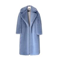 China 2023 Winter Women Coat Luxury Vegan Fur Coat Faux Mink Fur Women Long Faux Fur Coat for Ladies for sale