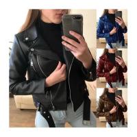 China Leather Jacket Winter and Autumn Fall Apparel Clothes for Women Cardigan Blazer Jacket Blazers Ladies Coats for sale