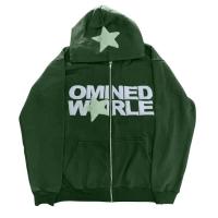 China Hoodies Heavyweight High Quality Cotton Fleece Full Hoodie Custom Embroidered Zip up for sale