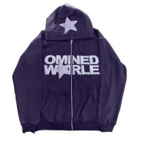 China Hoodies Heavyweight High Quality Cotton Fleece Full Hoodie Custom Embroidered Zip up for sale
