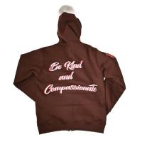 China OEM Custom Made Men Oversized Pullover Full Zip up 3D Logo Puff Print Hoodie for sale