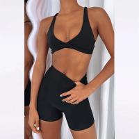 China High Quality Yoga Wear Sports Bra Custom Logo Fitness Sexy Cross Back Yoga Bra for sale