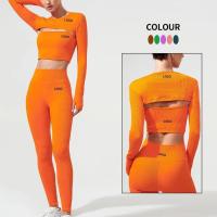 China Wholesale Custom Logo Gym Legging High Impact Sports Bra 3PCS Long Sleeve Yoga Wear Gym Fitness Sets for sale