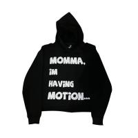 China Wholesale Custom Full 3D Puff Print Casual Raw Hem Hooded Pullover Embroidery Logo Cut Edge Hoodie for sale