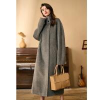 China Winter Mongolian Cashmere Overcoat Luxury Ladies Long Alpaca Wool Trench Coat Women 100% Wool Cashmere Handmade Coat for Women for sale