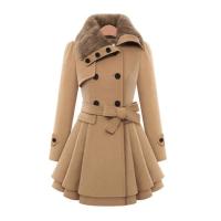 China Plus Size Women&prime;s Coats, Autumn Winter Ladies Trench Long Fur Puffer Girls Coat Jacket for Women for sale