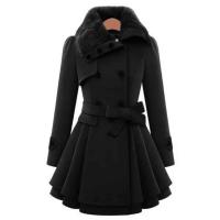 China Plus Size Women&prime;s Coats, Autumn Winter Ladies Trench Long Fur Puffer Girls Coat Jacket for Women for sale