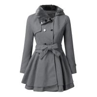 China Plus Size Women&prime;s Coats, Autumn Winter Ladies Trench Long Fur Puffer Girls Coat Jacket for Women for sale