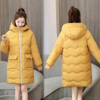China Winter Puffer Jacket Ladies Warm Hooded Cotton-Padded Clothes Thick Padded Outwear Hooded Long Jackets and Coats for Women for sale