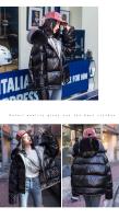 China Fox Fur Collar Down Jackets Bubble Coats Women Short Coats for Ladies Puffer Jacket Winter Coats Women for sale