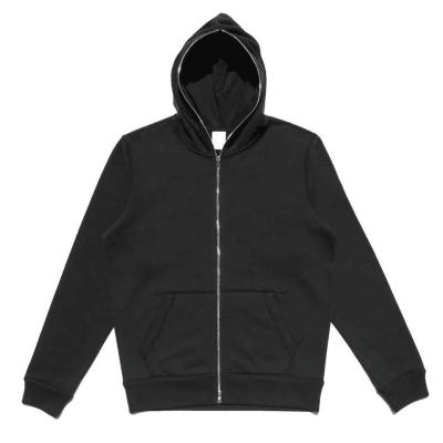 China Wholesale Mens 100% Cotton Plain Unisex Heavy Weight Full Zip up Hoodie Custom Logo Oversize Pullover Blank Heavyweight Hoodies for sale
