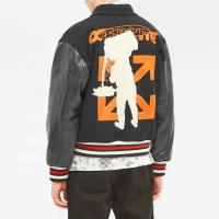 China 2023 Winter OEM Custom Logo Vintage Boy Leather Coat Sport Baseball Jacket Bomber Jacket Lettermen Jacket for Men for sale