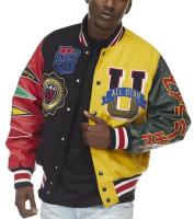 China Embroidery Patches Custom Men Letterman Jacket Baseball Leather Street Plus Size Coat Varsity Jacket for Men for sale