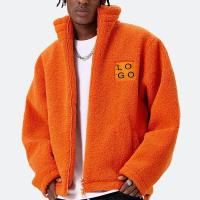 China Fashion Custom Color Winter Outdoor Fleece Coat Sherpa Jacket Full Zipper up Sherpa Fleece Jacket for Men for sale