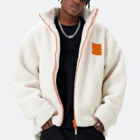 China Fashion Custom Color Winter Outdoor Fleece Coat Sherpa Jacket Full Zipper up Sherpa Fleece Jacket for Men for sale
