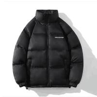 China OEM Custom Embroidered Warm Thicken Bubble Mens The Winter Down Coats High Quality Quilted Padded Down Puffer Jacket for Men for sale