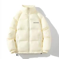 China OEM Custom Embroidered Warm Thicken Bubble Mens The Winter Down Coats High Quality Quilted Padded Down Puffer Jacket for Men for sale