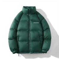 China OEM Custom Embroidered Warm Thicken Bubble Mens The Winter Down Coats High Quality Quilted Padded Down Puffer Jacket for Men for sale