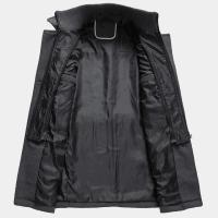 China Autumn and Winter New Men&prime;s Double Collar Woolen Warm Plus Size Long Coat Windproof Jacket for Men for sale