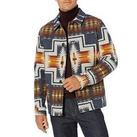 China Western Clothing Custom Plus Size Men&prime;s Geometric Pattern Single Breasted Turndown Aztec Style Coats Jackets for Men for sale