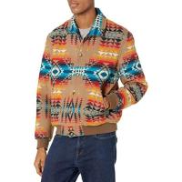 China Western Clothing Custom Plus Size Men&prime;s Geometric Pattern Single Breasted Turndown Aztec Style Coats Jackets for Men for sale