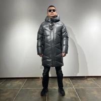 China High Quality Fashion High Street Cotton or White Duck Down Filling Hoodie Puffer Jacket for Men Parka Coat for sale