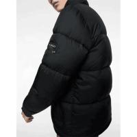 China Factory Warm Puffer Jacket Embroidery Oversized Coat Man Stand Collar Winter Blank Down Jacket Bubble Jacket for Men for sale