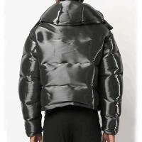 China OEM Custom Wholesale Reflective Nylon Men&prime;s Metallic Custom Winters Bubble Coat Logo for Shiny Men Padded Down Puffer Jacket for sale