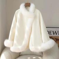 China New Design Autumn Winter Warm Women Shearling MID-Length Fox Fur Coats for Ladies for sale