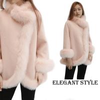 China New Design Autumn Winter Warm Women Shearling MID-Length Fox Fur Coats for Ladies for sale