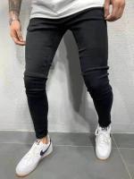 China Casual Skinny Jeans Trousers Classica Denim Pants Washed Stretch Jeans for Men for sale