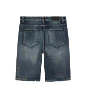China Custom Summer New Design Men Flared Jeans Patchwork Loose Hip Hop Denim Pants Washed Jeans for sale