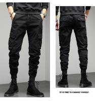 China 2023 Customize Casual Jogger 100% Cotton Twill Workout Hiking Men&prime;s Sweatpants Relaxed Fit Straight Camouflage Cargo Pants for sale