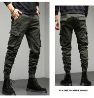 China 2023 Customize Casual Jogger 100% Cotton Twill Workout Hiking Men&prime;s Sweatpants Relaxed Fit Straight Camouflage Cargo Pants for sale